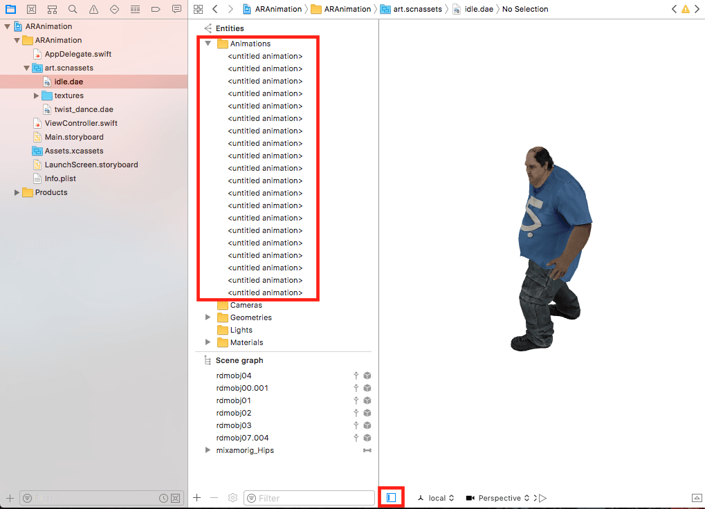 Animating A 3d Model In Ar With Arkit And Mixamo Pusher Blog