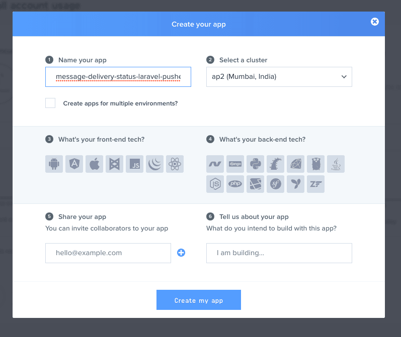 How to build a message delivery status using Laravel | Pusher blog