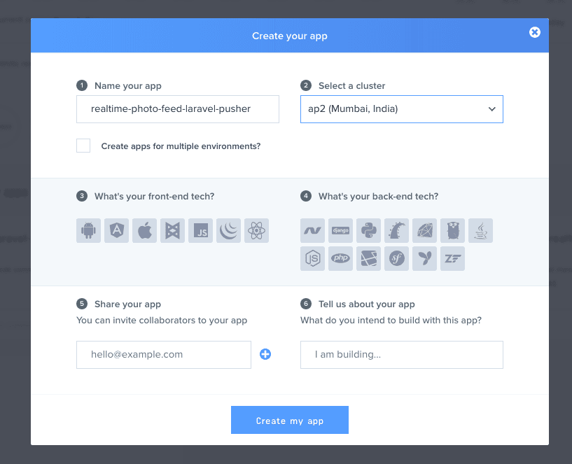 How To Build A Realtime Photo Feed Using Laravel And Pusher Pusher Blog