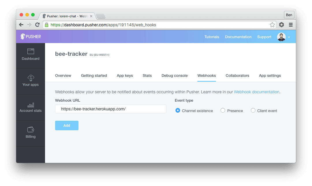 Using Webhooks to find Bees | Pusher blog