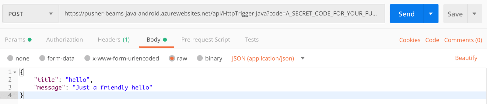 Azure Function Running Java For Android Notifications Pusher Tutorials 7605