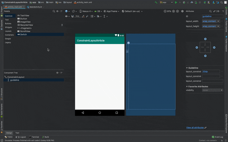 Getting Started With Constraintlayout In Kotlin Part 3 Using Helpers