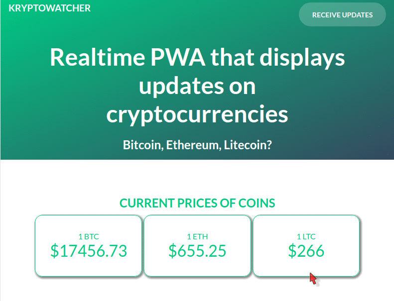 Build a cryptocurrency tracker using Vue.js | Pusher tutorials
