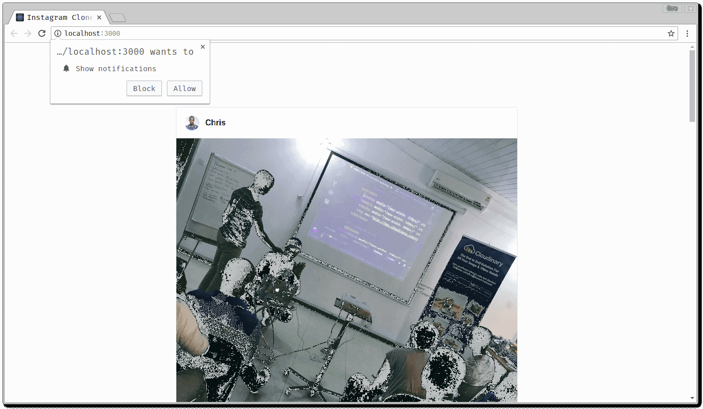 Build A Realtime Instagram Clone — Part 3 Realtime Feed Updates With Pusher And Desktop 
