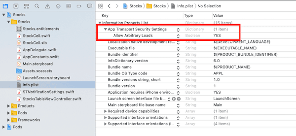 Create a live stocks application with push notifications for iOS | Pusher tutorials