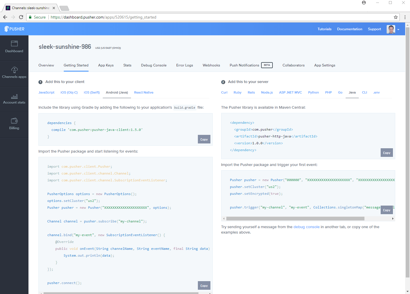 Building a chat app with Kotlin for Android | Pusher tutorials