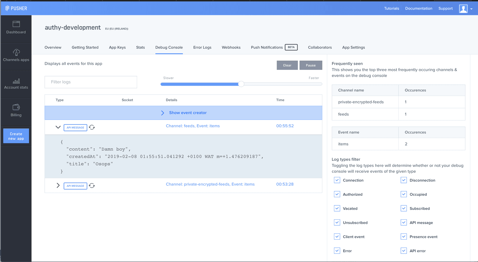 End to end encryption in Node.js with Pusher Channels | Pusher tutorials
