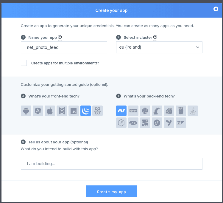 Build a photo feed using ASP.NET | Pusher tutorials