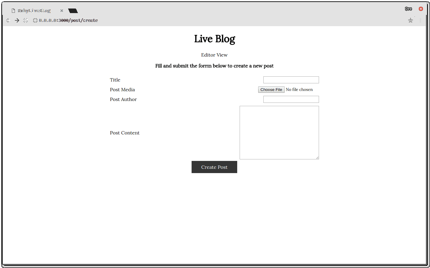 Create a live blog app using Ruby on Rails | Pusher tutorials