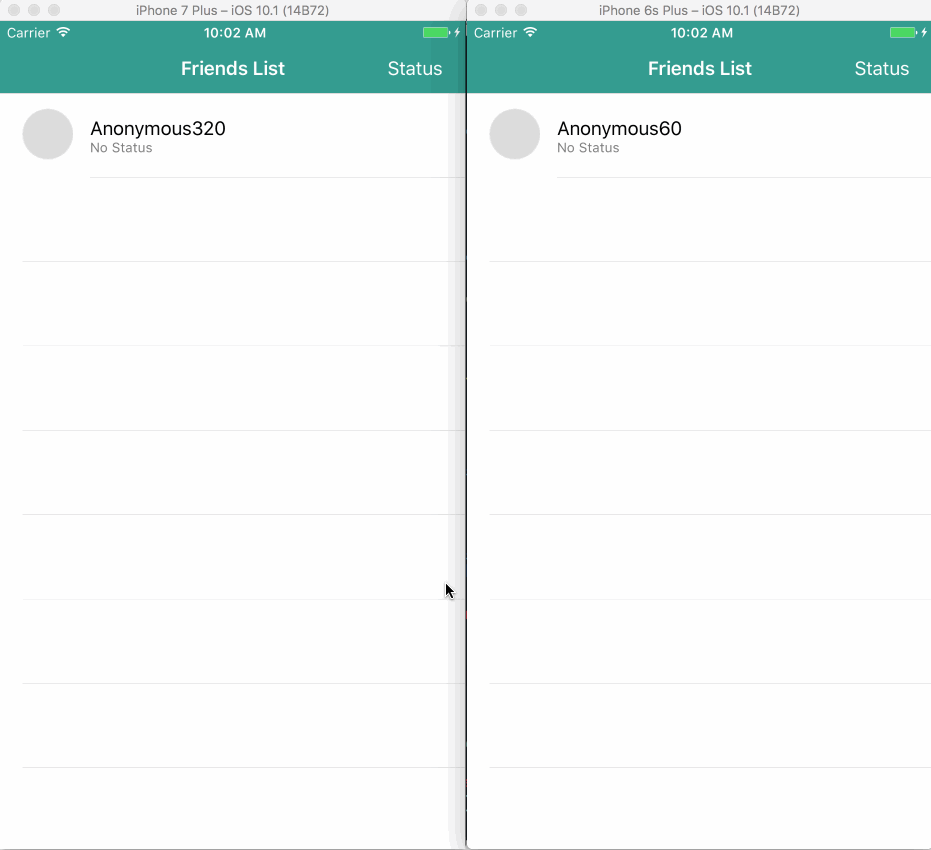 Build A User Status Update In Swift Pusher Tutorials